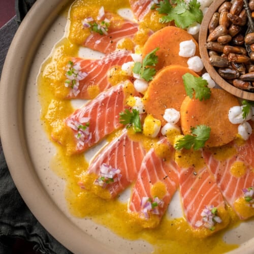 Tiradito de Pescado: Peruvian Salmon with Spicy Pepper Sauce - Cooking ...