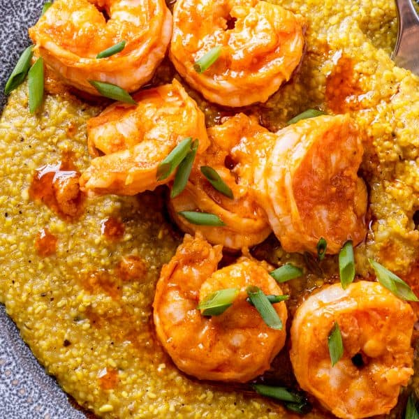 Red Chile Spiced Shrimp and Grits - Cooking With Wine Blog