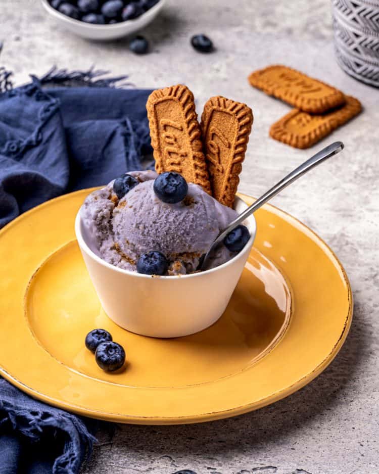 Homemade Blueberry Cheesecake Gelato Recipe - Cooking With Wine Blog