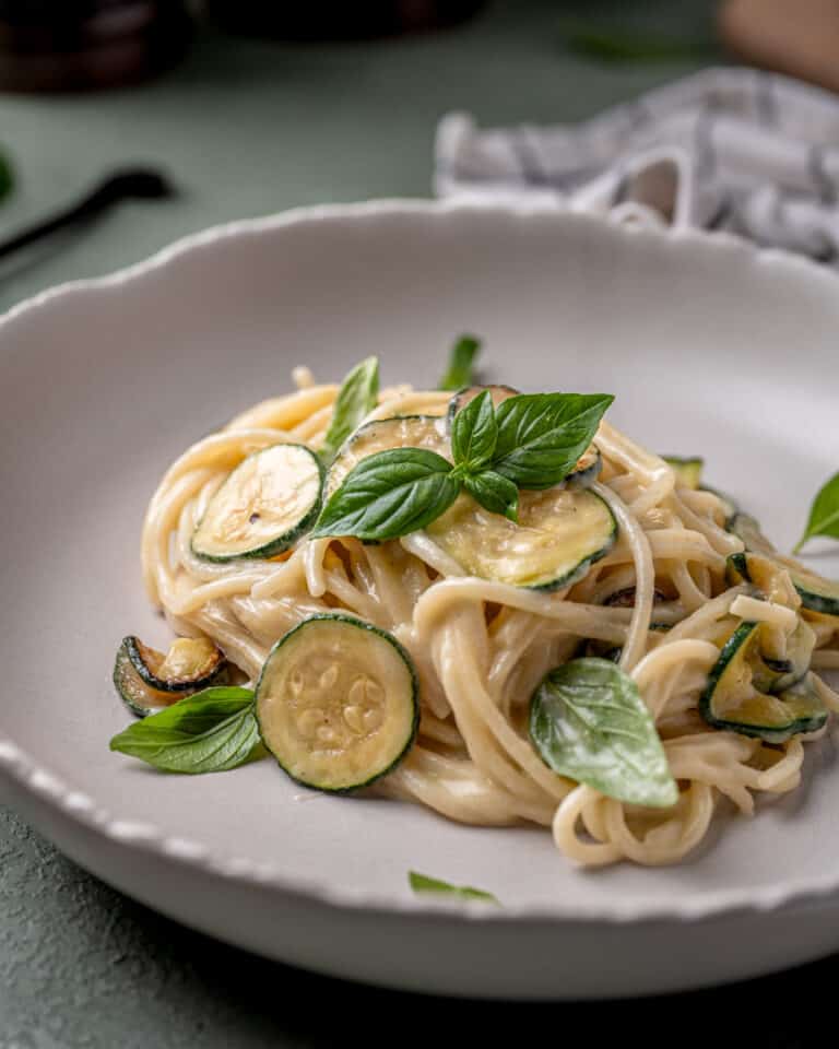Spaghetti alla Nerano (Cheesy Fried Zucchini Pasta) - Cooking With Wine ...