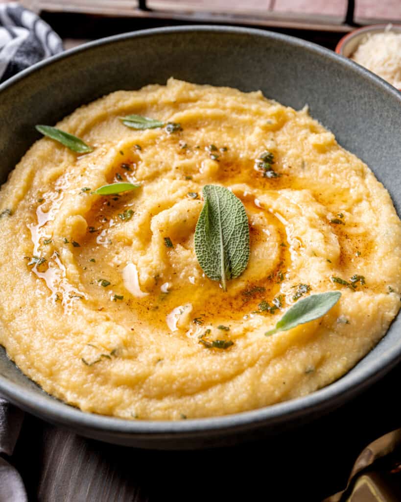 Brown Butter and Sage Polenta Recipe - Cooking With Wine Blog