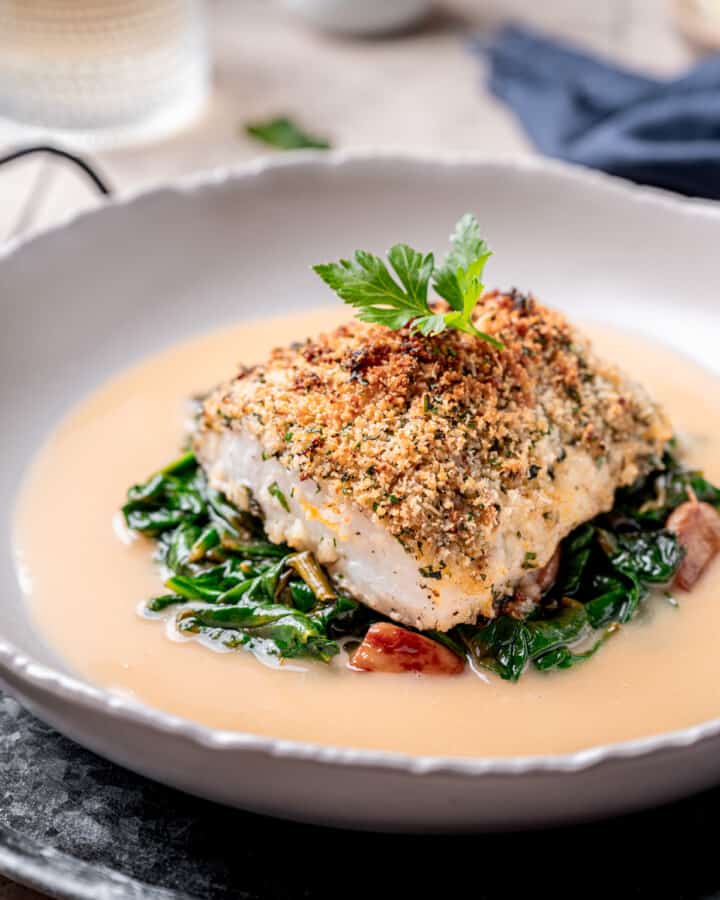 Crispy Parmesan Crusted Baked Cod Recipe - Cooking With Wine Blog