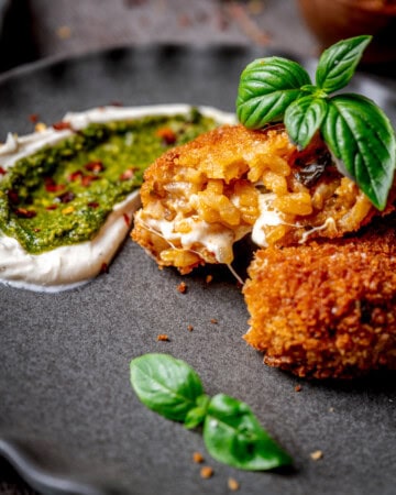 Pan Fried Risotto Cakes - Easy Leftover Risotto Recipe - Cooking With ...
